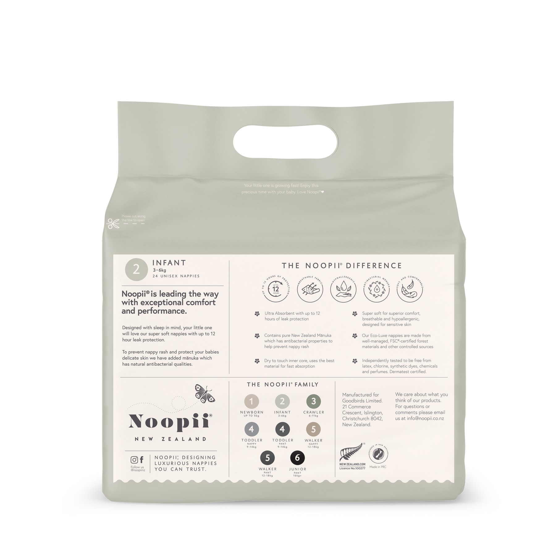 Noopii® Infant Nappies - Premium Nappies | Noopii® NZ