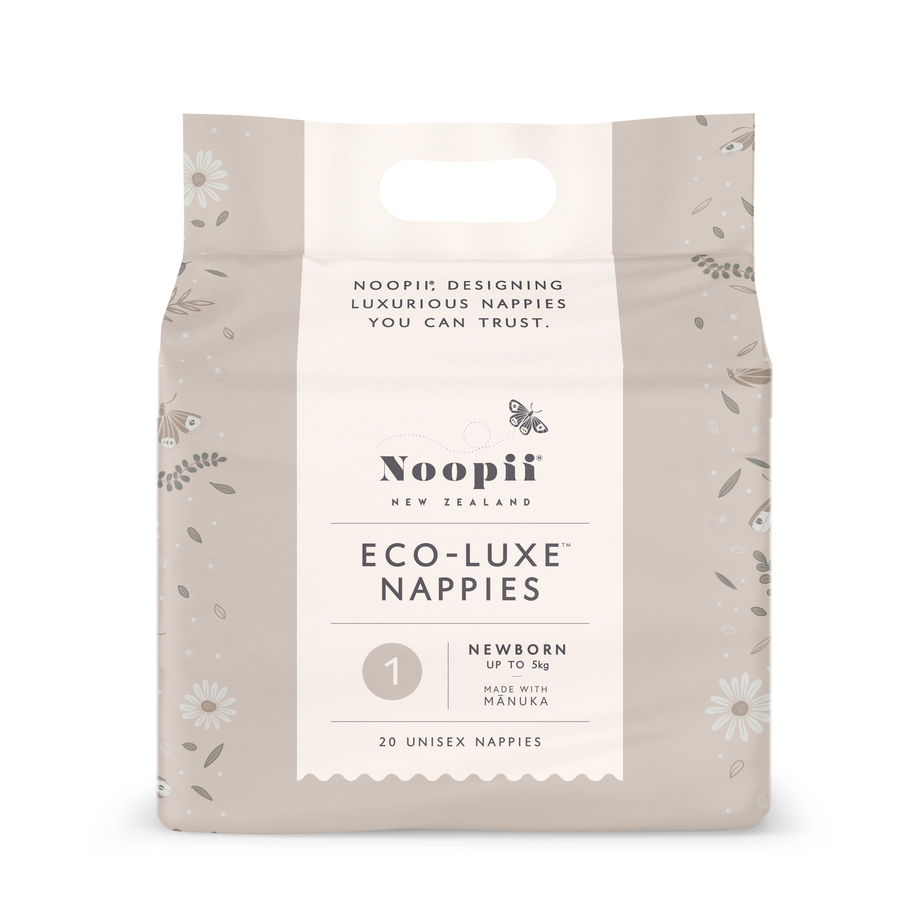 Noopii® Newborn Nappies - 12hr Leak Protection | Noopii® NZ